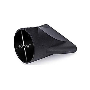 DNHCLL Pack of 2 Black Professional Plastic Hair Dryer Diffuser, Dryer Nozzle Wide Design Plastic Hair Dryer Nozzle Replacement Blow Flat Hairdressing Salon Styling Tool
