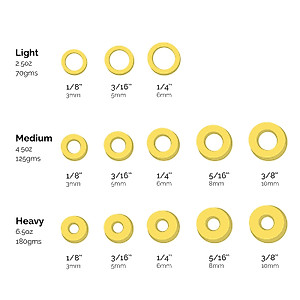 JMU Orthodontic Elastics 1/4 Heavy, 500 pack Intraoral Elastic Bands Latex Dental Rubber Bands Made in USA
