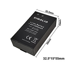 SIMOLIO Rechargeable Li-ion Battery for Simolio SM-621,SM-621D