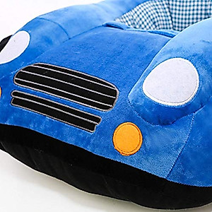 Freshwater Baby Support Sofa, Car Seat Support Seat Kids Infant Sitting Chair Safe Baby Sofa Chair Comfortable Baby Sit Up Chair Back Head Protect Seat Learn to Sit Chair, red