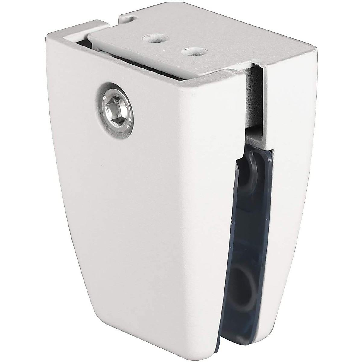 KSWLOR 20 PCS Office Desk Partition Support Bracket,Desk Divider Clamp Brackets Shelf Clip Clamp Holder Screen Clip Holders,Desk Privacy Screen Clips Clamps Sneeze Guard Bracket Support 0-1/2" Panel