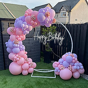 Janinus Pastel Purple Balloons Purple Party Balloons 12 Inches 50 PCS Light Purple Party Balloons Pastel Purple Latex Balloons Birthday Balloons For Party