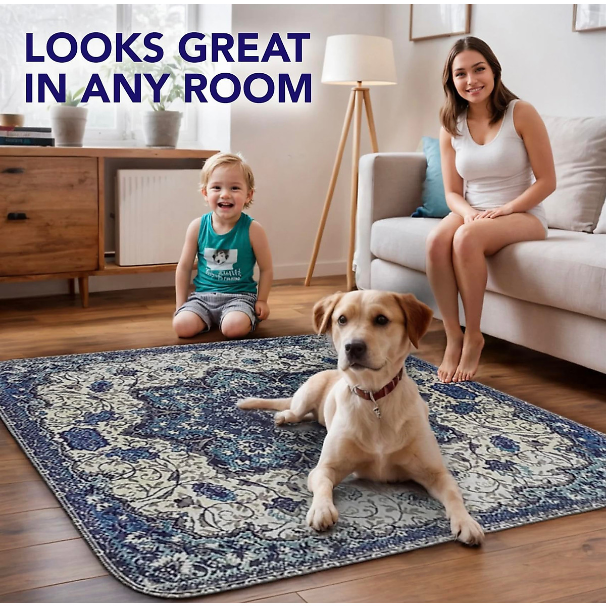 PUPIBOO Washable Pee Pads for Dogs - Super Absorbent Reusable Puppy Training Pads - 100% Waterproof, Leak-Proof & Non-Slip Whelping Pads for Pet Housebreaking