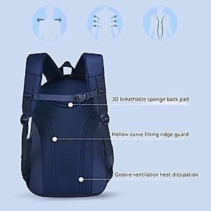 KEBEIXUAN School Bags for Boys Lightweight School Bookbag for Teenage Boys Kids Backpack for School Boy 8-14 Years Old (Black)