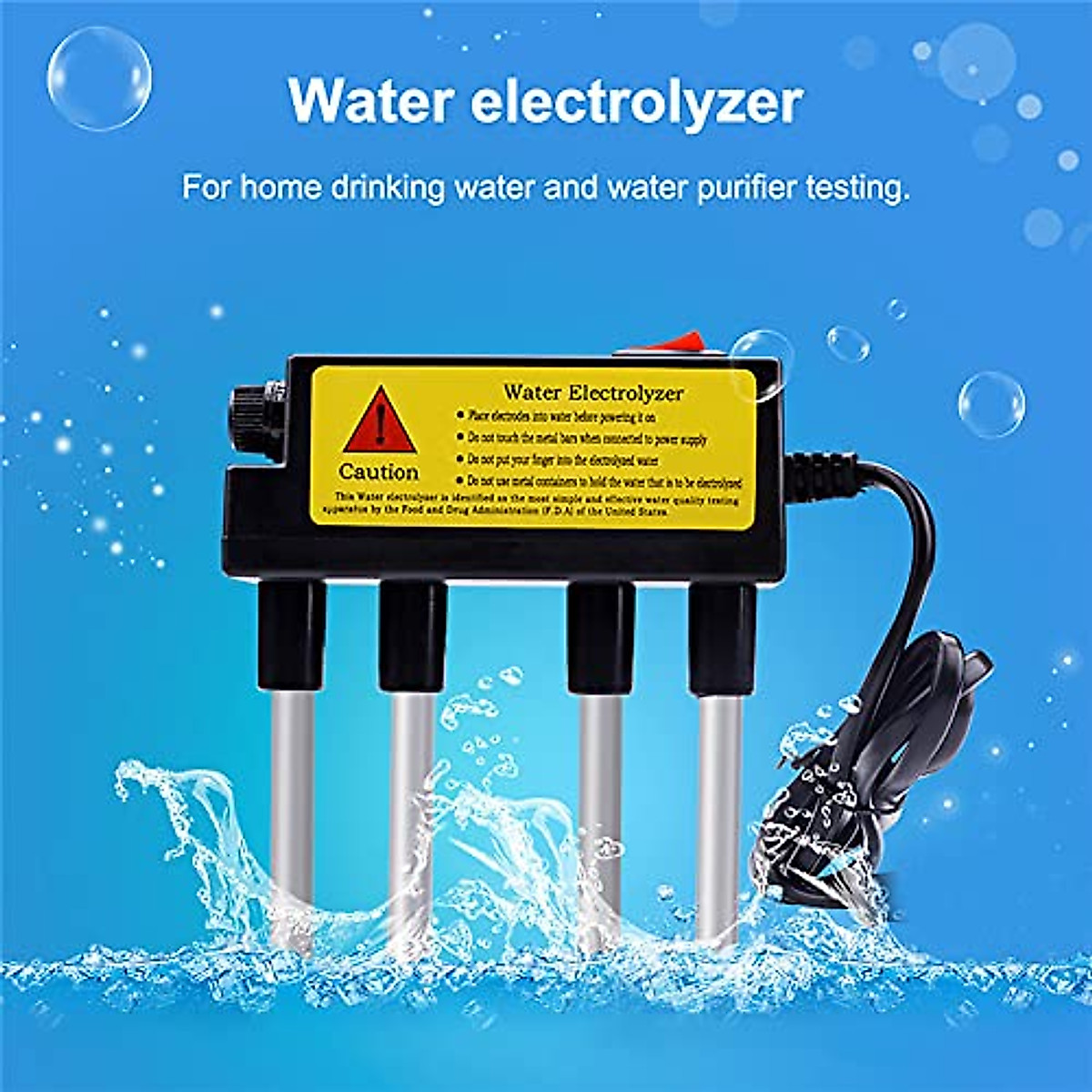 SHENGAO Water Quality Tester with TDS Tester Pen,Water Electrolyzer Water Quality Tester TDS Tester Electrolyzer Quick Water Quality Testing Water Test Meter for All Kinds Water