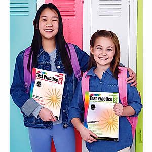 Spectrum Grade 6 Test Practice Workbooks, Ages 10 to 11, Math, Language Arts, and Reading Comprehension 6th Grade Test Practice, Reproducible Book, Vocabulary, Writing, and Math Practice - 160 Pages