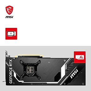 MSI GeForce RTX 4070 Ti Ventus 3X 12G OC Gaming Graphics Card - 12GB GDDR6X, 2655 MHz, PCI Express Gen 4, 192-bit, 3X DP v 1.4a, HDMI 2.1a (Supports 4K & 8K HDR)
