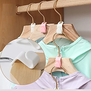 Hanger Hooks Hanger Organizer Cascading Clothes Hooks, Cascade Hangers to Create Up to 3X More Closet Space Connector Hooks Space Saving, Closet Organizer