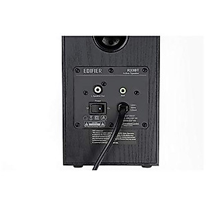 Edifier R33BT Active Bluetooth Computer Speakers - 2.0 Bookshelf Speaker - Powered Studio Monitor, Black - Pair