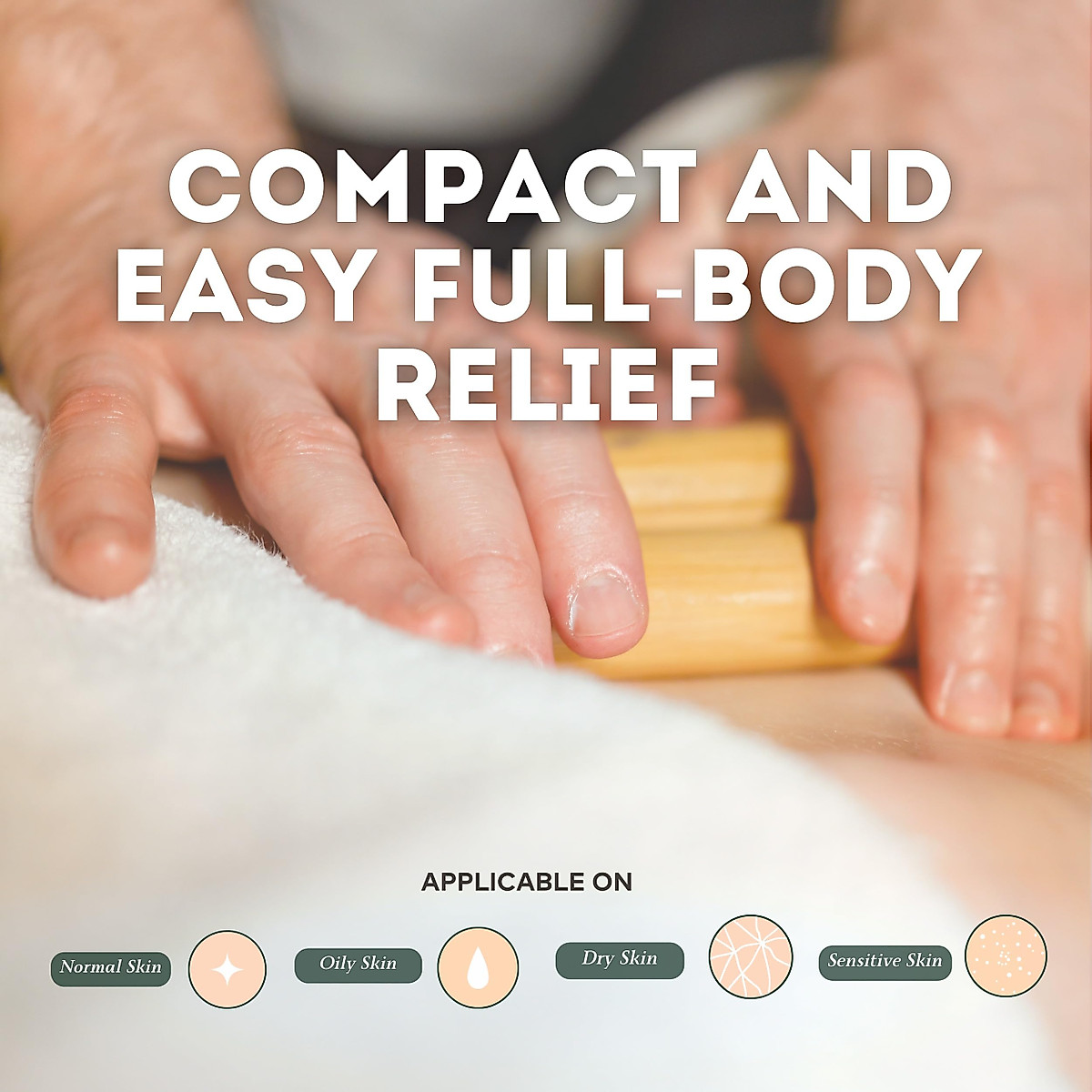 Tropical Apothecary Ola 6 Inch Lomi Stick - Traditional Hawaiian Massage Carved Sticks Made of Guava or Waiwi Wood