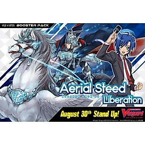 Cardfight Vanguard VGE-V-BT05-EN Aerial Steed Liberation Booster Display of 16 Packets, Multi