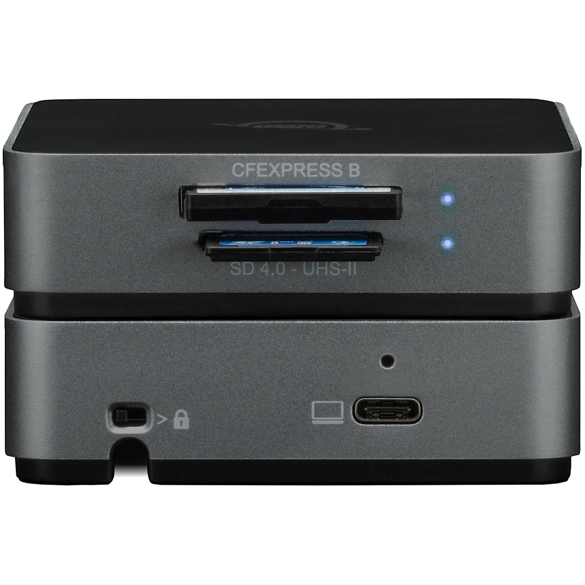 OWC Atlas Dual CFexpress Type B & SDXC UHS-II Card Reader - Bus Powered by USB-C - Compatible with Mac/Windows/iPad/Chrome OS