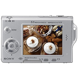 Sony Cybershot DSCT7 5.1MP Digital Camera with 3x Optical Zoom