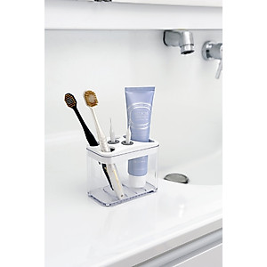 Richell Ha Yule tooth brush stand Pink 33 508 (japan import)