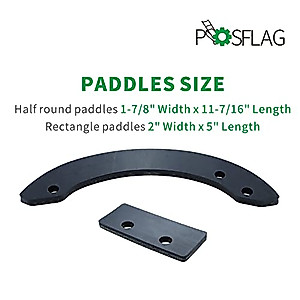 POSFLAG HS520 Paddles with 76322-V10-020 Scraper 22431-V10-013 Drive Belt 98079-55846 Spark Plug Replaces 06720-V10-020, 72427-V10-020 for Honda HS520A, HS520 ASA, HS720 AA, HS720 AMA 20" Snow Blowers