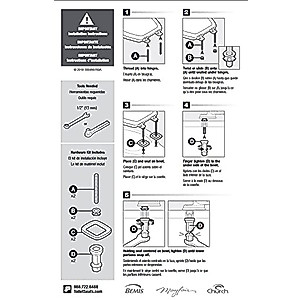 Mayfair 1830NISL 000 Will Slow Close and Never Come Loose Toilet Seat, 1 Pack - ELONGATED, White - Brushed Nickel Hinges
