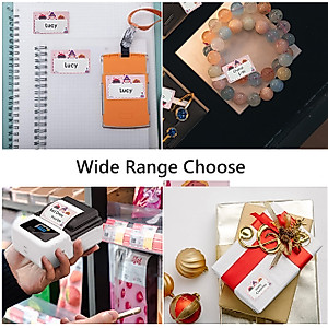 Mini Bluetooth Thermal Label Maker with Multi-Purpose Square Self-Adhesive Label