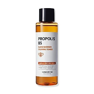 SOME BY MI Propolis B5 Glow Barrier Calming Toner - 5.07Oz, 150ml - Made from Propolis and Panthenol for Glass Skin - Skin Brightening and Calming Effect - Pore and Sebum Care - Korean Skin Care