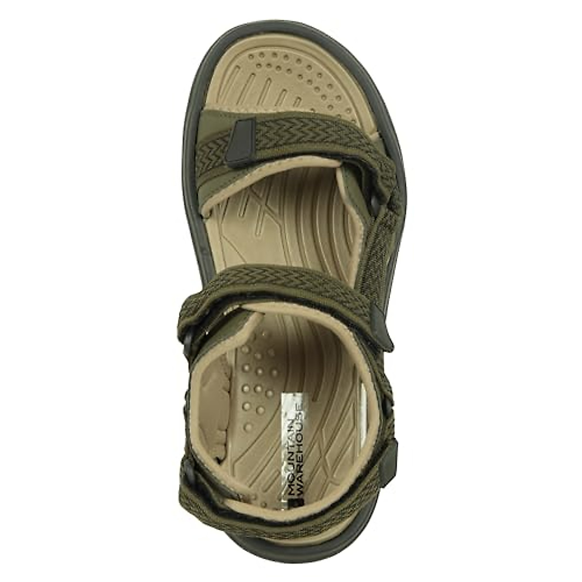Mountain Warehouse Crete Mens Sandals - Soft, Walking, Summer Khaki 12 M US Men