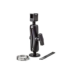 MotorGuide 8M4000977 Ram® Mount Trolling Motor Stabilizer — Shock Absorption Protects Stowed Trolling Motors — Standard, Black