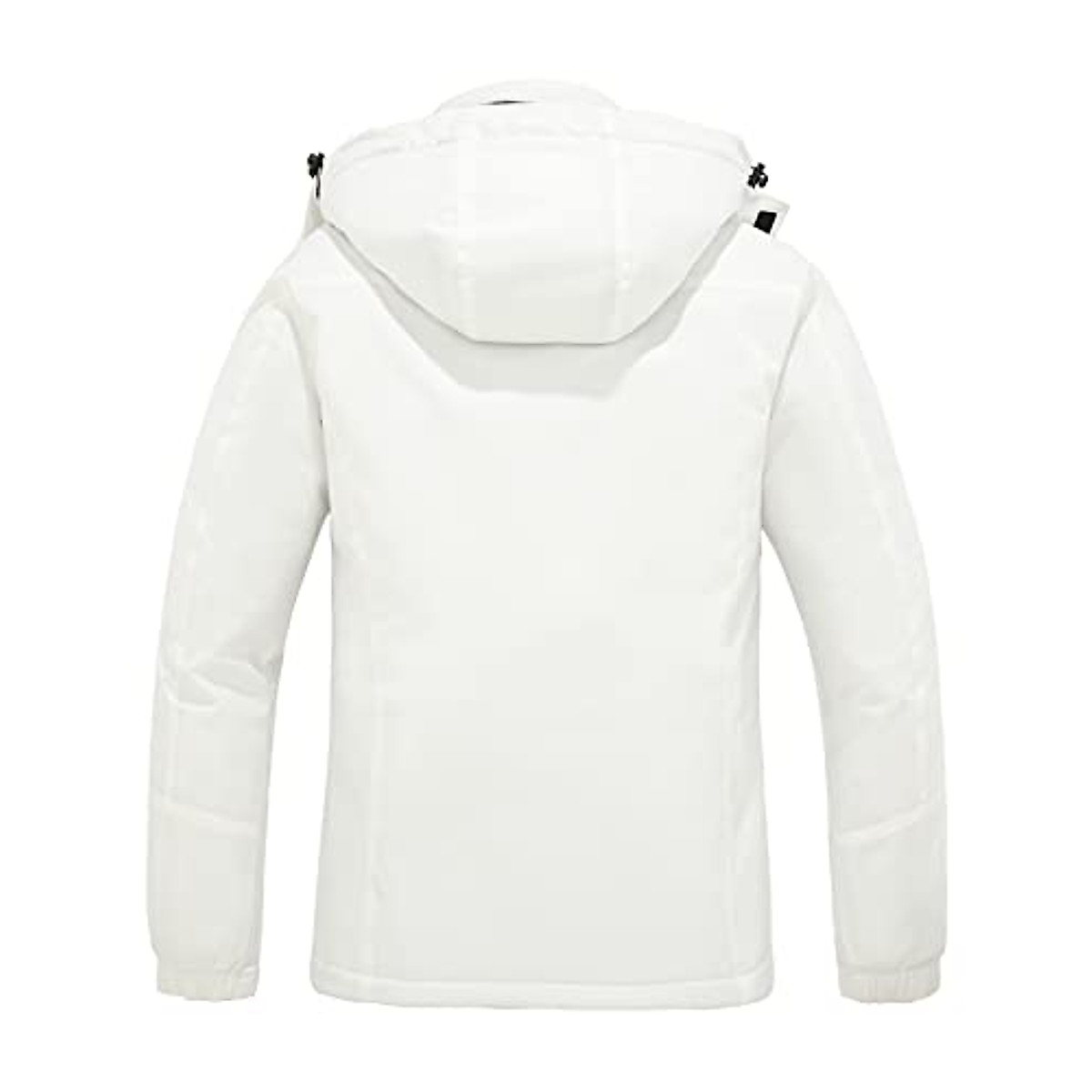 Skieer Men's Waterproof Snow Coat Downhill Skiing Jackets Winter Parka(White,X-Large)