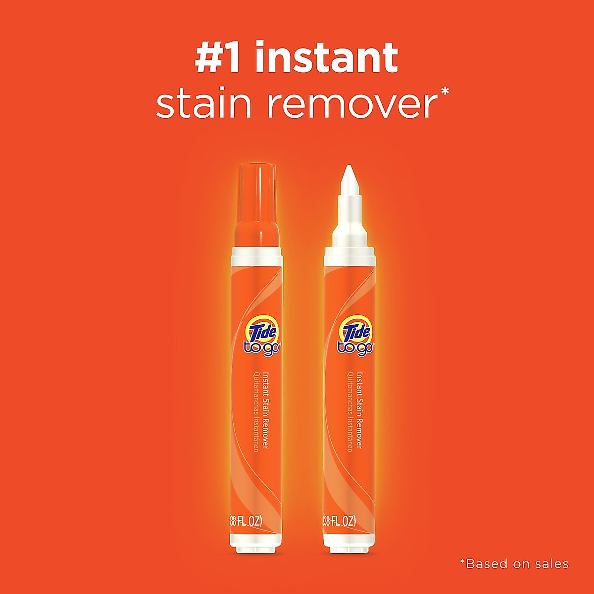 Tide Liquid Stain Remover for Clothes, Tide To Go Pen, Instant Spot Remover for Clothes, Travel & Pocket Size, 1 Count