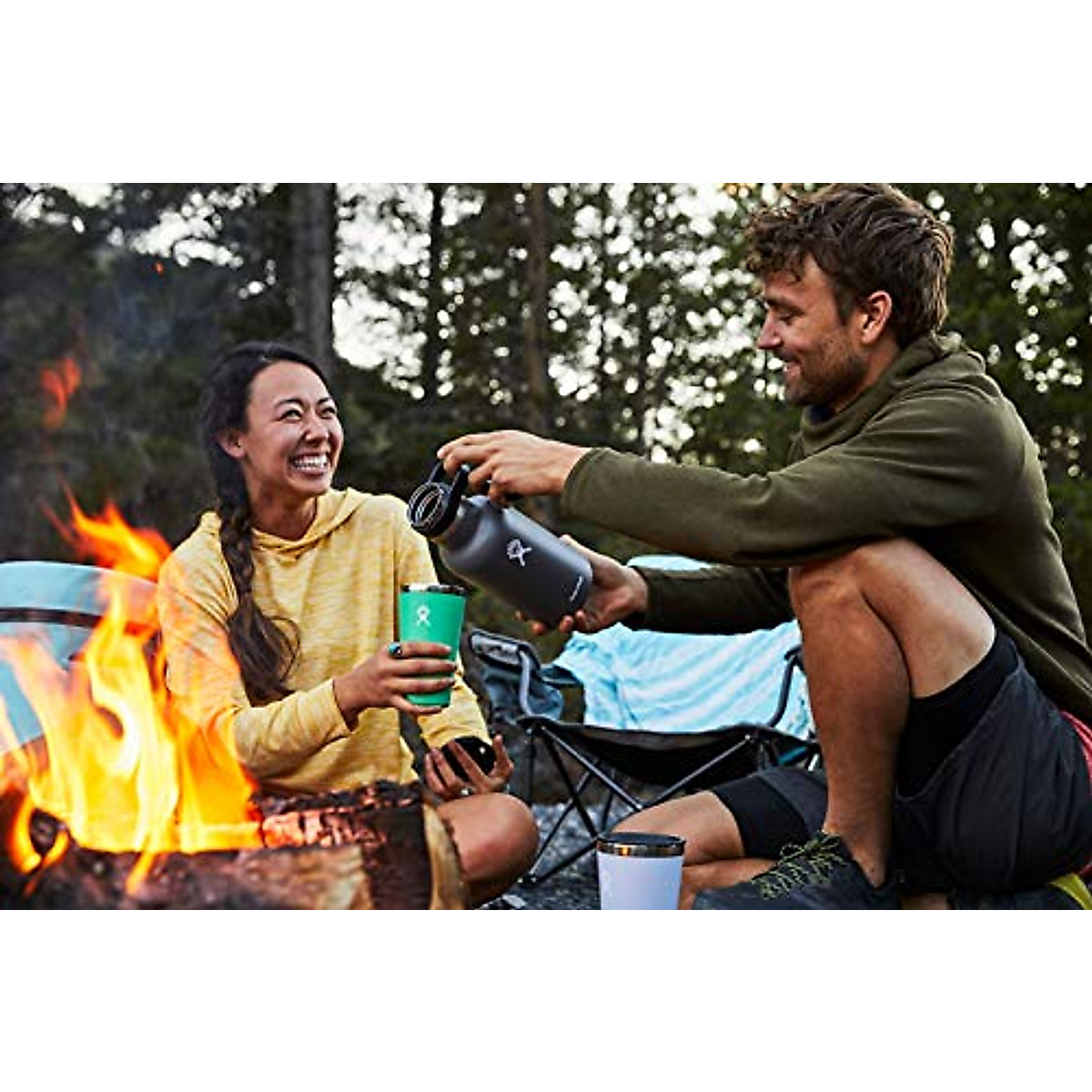 Hydro Flask 64 oz Growler White