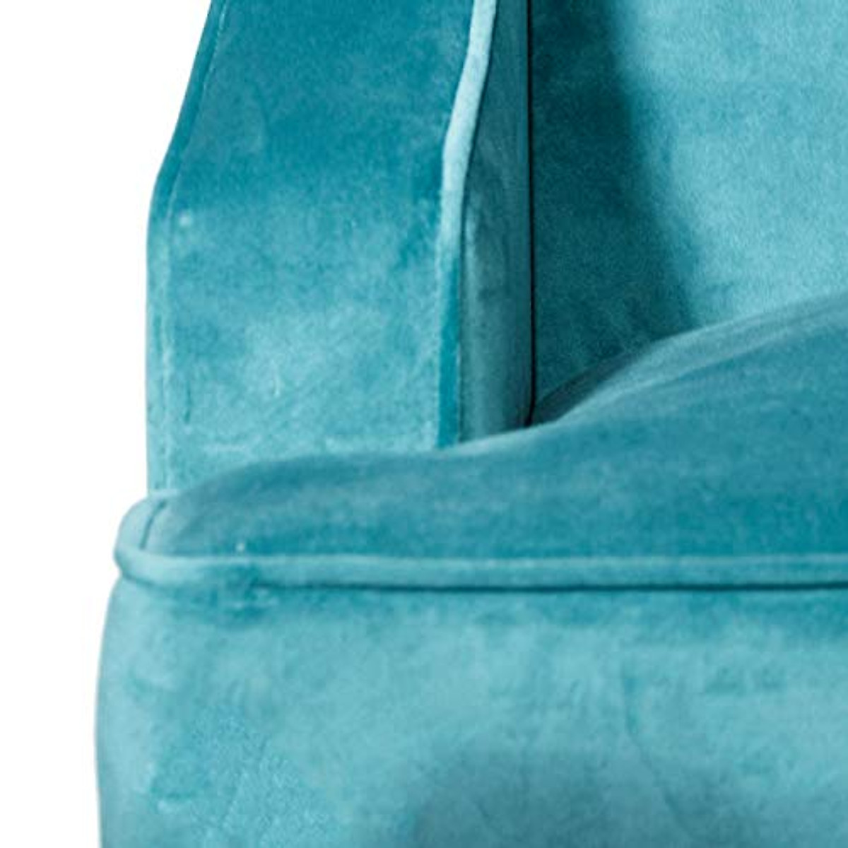 HomePop Swoop Arm Living-Room-Chairs, Velvet Teal