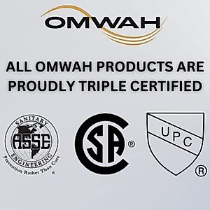 UPC Certified Salon Shampoo Bowl Salon Sink Faucet, Sprayer & Vacuum Breaker OMWAH SU-94 (1)