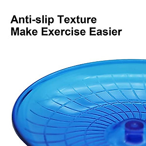 Wenriko Hamster Wheel, Hamster Flying Saucer Wheel, Hamster Exercise Wheel, Silent, Perfect Size, Super Quiet, Easy to Clean, for Dwarf Hamster, Syrian Hamster, Hermit Crab and Small Animal