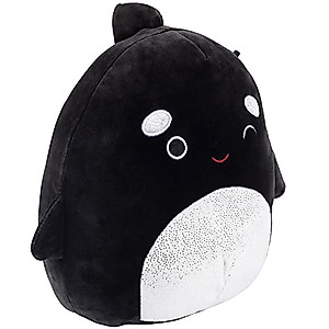 Squishmallows 10" Kai The Orca Whale - Official Kellytoy Plush - Soft and Squishy Killer Whale Stuffed Animal Toy - Great Gift for Kids