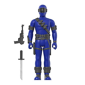 Super7 G.I. Joe Snake Eyes - 3.75" G.I. Joe Action Figure with Accessory Classic Cartoon Collectibles and Retro Toys