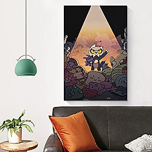 WUTING King The Owl House Canvas Art Poster and Canvas Wall Art Living Room Posters Bedroom Painting, Wall Art Picture Print Modern Family Bedroom Decor Posters 12x18inch(30x45cm)