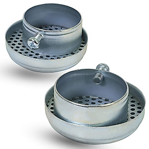 Midline Valve S1504 Oil Tank Vent Cap with Screen 1-1/4 in. Zinc Plated Galvanized Steel, 1-1/4"
