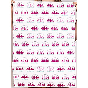 CENTRAL 23 Funny Wrapping Paper - 6 Sheets of Birthday Gift Wrap - Wrapping Paper Sheets for Women - For Bridal Shower - Bachelorette Party - Pink White - Comes With Fun Stickers