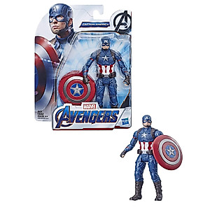 Avengers Marvel Captain America 6"-Scale Marvel Super Hero Action Figure Toy