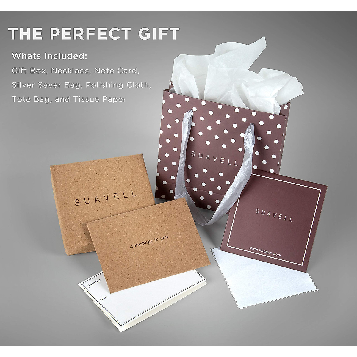 Suavell Mother Daughter Necklace. Sterling Silver Necklace for Women. Mom Gifts. 2 Circle Necklace Pendant on Dainty Necklace Chain. Minimalist Jewelry, Daughter Gift from Mom, Birthday (Maroon)