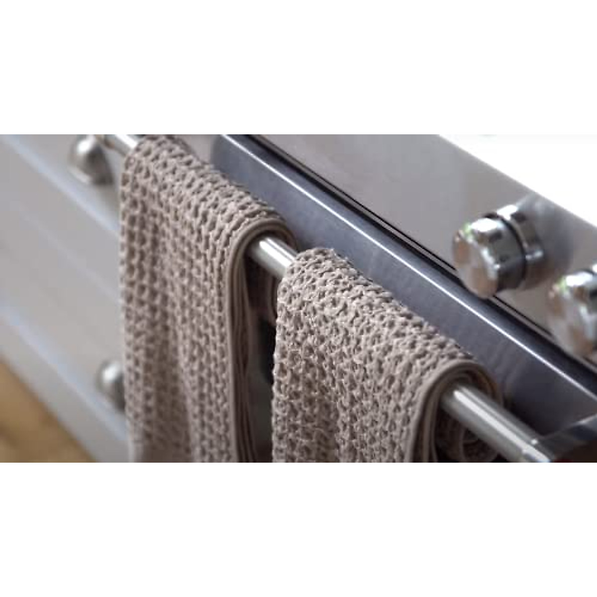 Kanso Face Wash Towel - Highly Absorbent Soft Honeycomb Texture Washcloth - Portable Eco-Friendly Bamboo Fiber Waffle Woven Towels for Face Wash - Tan, 14" x 14"