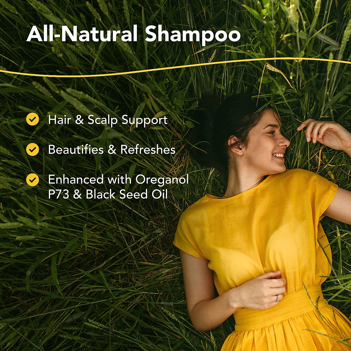 North American Herb & Spice ScalpClenz Shampoo - 8 fl oz - Black Seed Oil Renew Formula - Hair & Scalp Support, Beautifies & Refreshes - Non-GMO