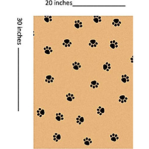 Gift Bags with Matching Tissue Paper and Gift Tags 6 Sets (PET PAWS)