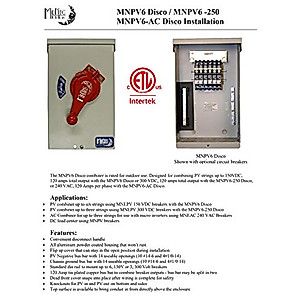 MidNite Solar MNPV6-Disco Combiner Disconnect