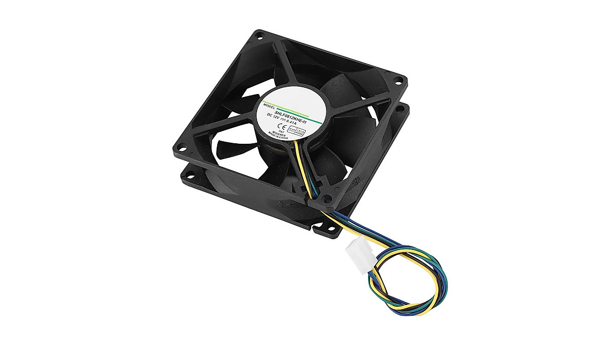 80mm 4-Pin CPU Cooling Fan - Ultra Quiet PWM Cooler