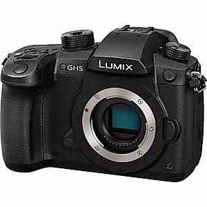 Panasonic Lumix DC-GH5 Mirrorless Micro Four Thirds Digital Camera 13PC Accessory Bundle – Includes 64GB SD Memory Card + More - International Version (No Warranty)