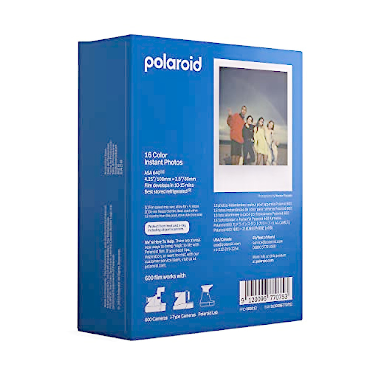 Polaroid Color Film for 600 Double Pack, 16 Photos (6012)