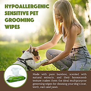 Doggy Do Good Dog Essentials Bundle - 60 Count Poop Bags with Dispenser, Pet Grooming Wipes, 2 Dog Toys - Must Have Supplies for New Puppy Owners