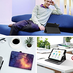 Fintie Case for iPad Mini 4 - [Corner Protection] Multi-Angle Viewing Folio Smart Stand Protective Cover with Pocket, Auto Wake/Sleep, Compatible with iPad Mini 5th Gen 2019 (Purple)