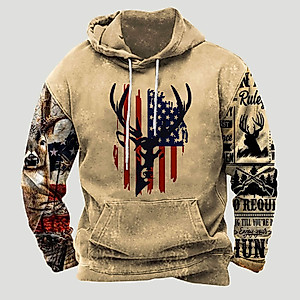 Graphic Hoodies Hoodies for Men Oversized Graphic Long Sleeve Pullover Sweatshirt Trendy Drawstring Pocket Tops Aesthetic Streetwear Hoodies with Designs