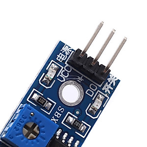 Teyleten Robot IR Infrared Flame Detection Sensor Module IR Flame Sensor Module Detector Sensor Temperature Detecting 3 Wire Compatible for Arduino 10pcs