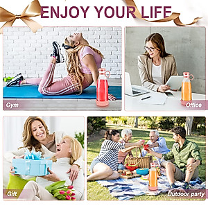 LittleLuxuries Portable Manual Food Blender, Pink