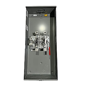 Eaton 1011619CH 320 Amp Single Phase Meter Base Socket Ringless Lever Bypass 4 Terminal Factory Installed Lugs MEG Approved